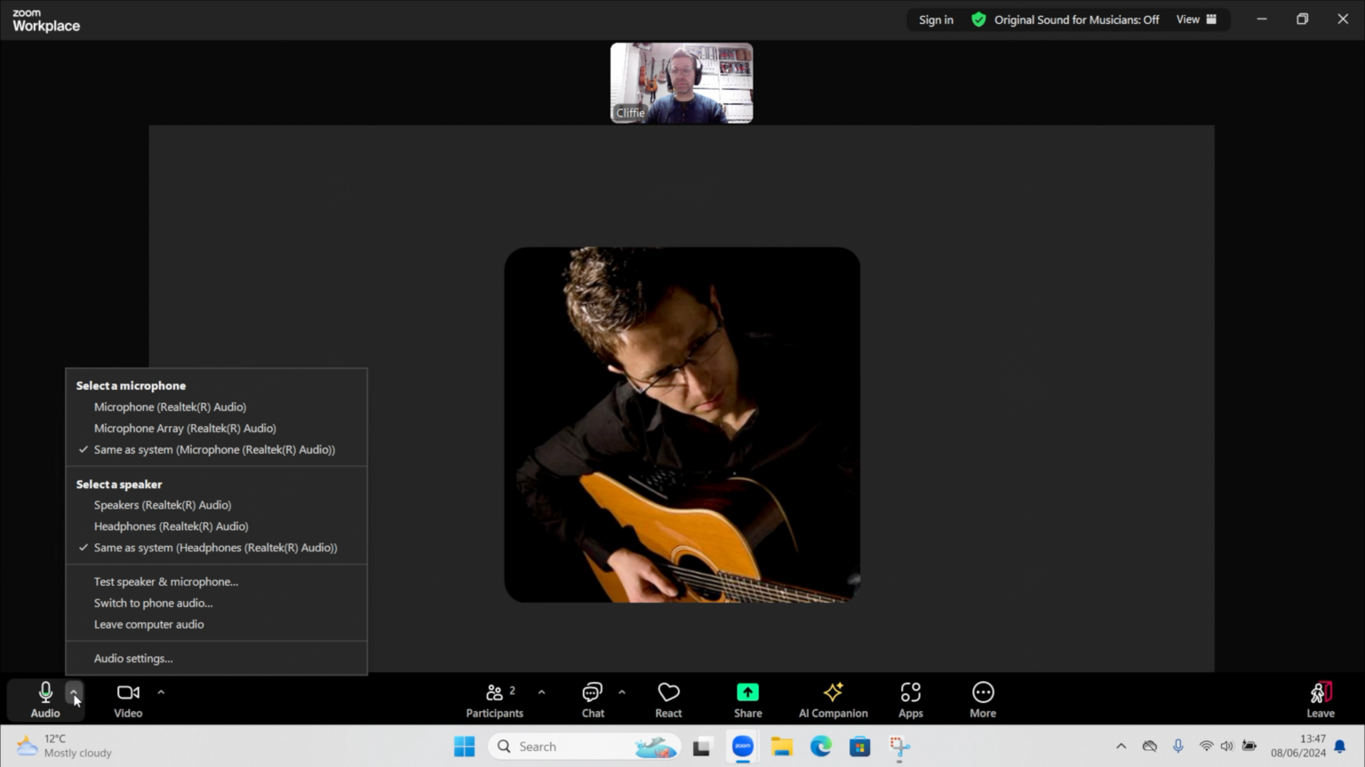 How to Fix Zoom 'Original Sound' Problem in Music Lessons