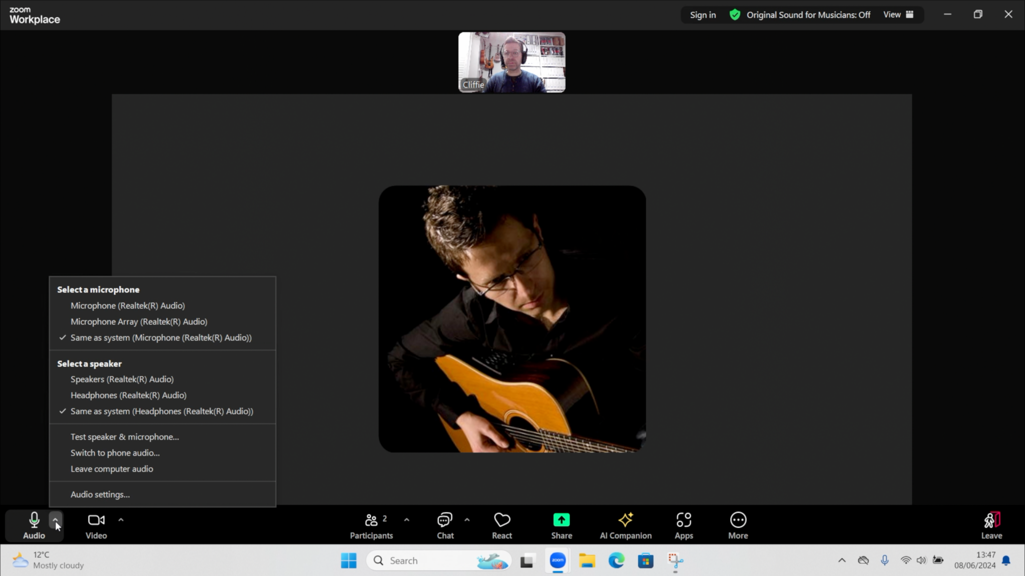 How to Fix Zoom 'Original Sound' Problem in Music Lessons