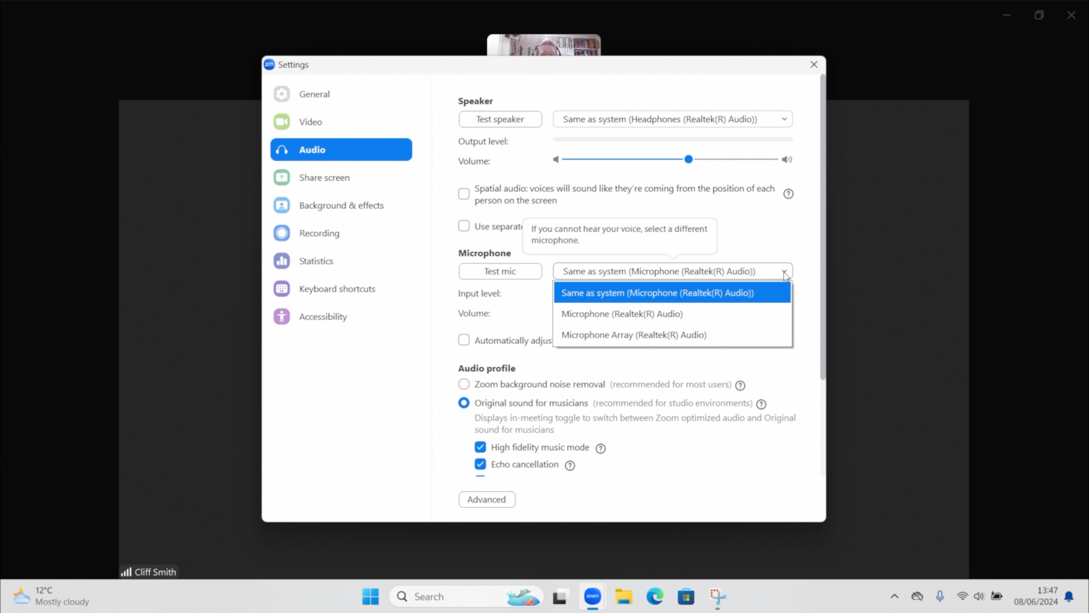 How to Fix Zoom 'Original Sound' Problem in Music Lessons