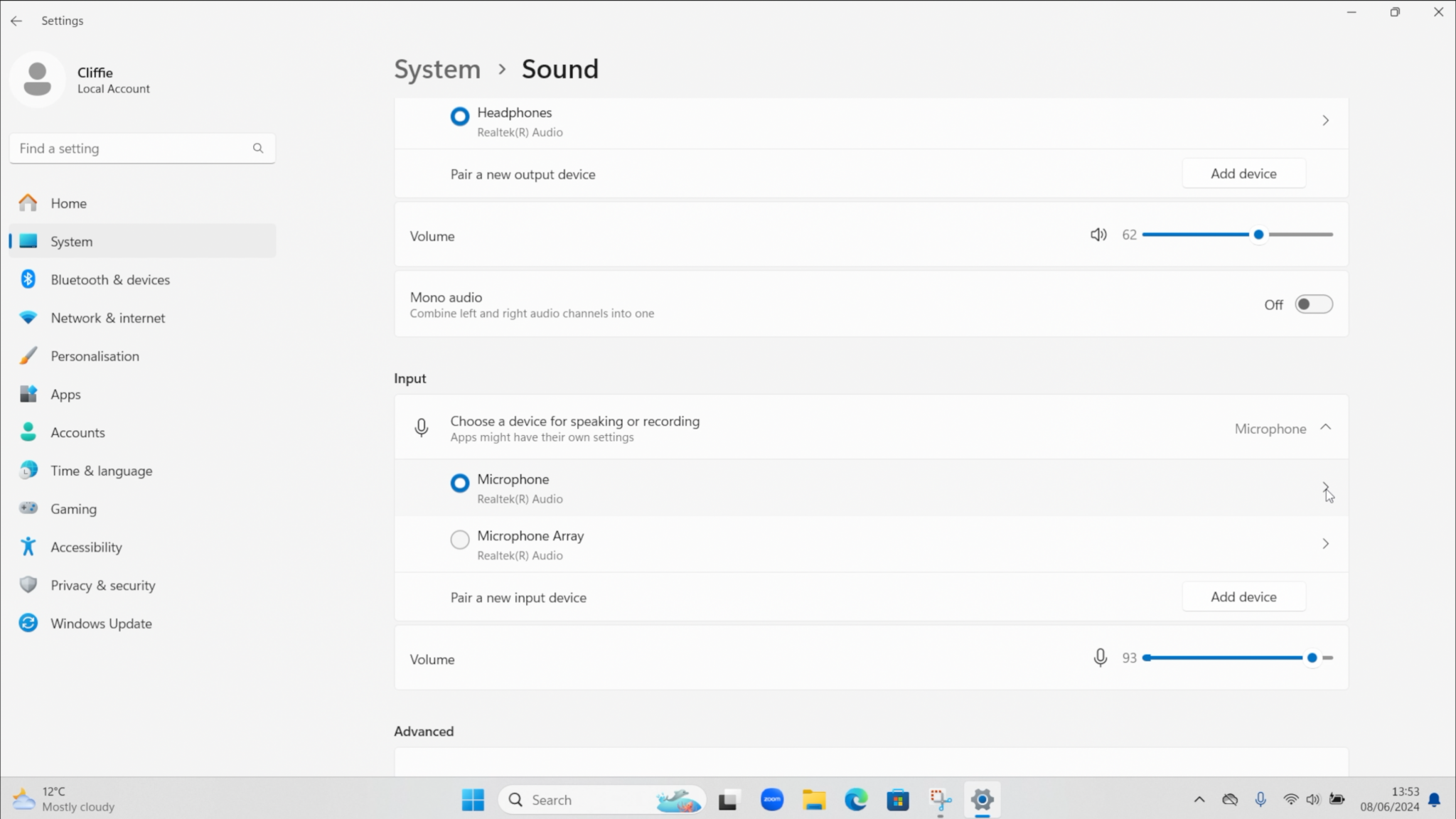 How to Fix Zoom 'Original Sound' Problem (Windows 11) - Cliff Smith ...