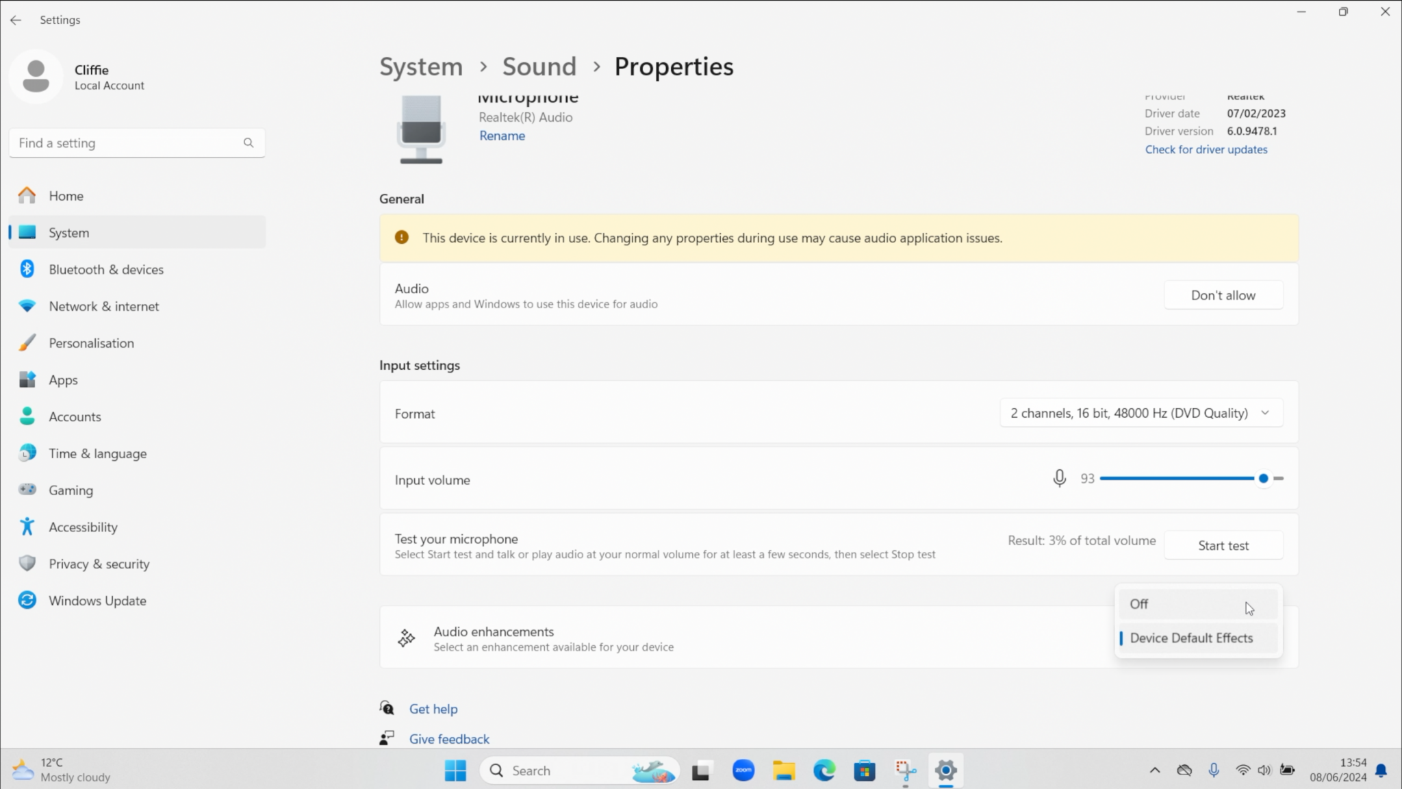 How to Fix Zoom 'Original Sound' Problem (Windows 11) - Cliff Smith ...
